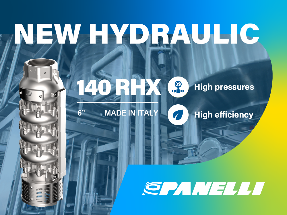 Product: Submersible pumps - new 6 inches RHX series